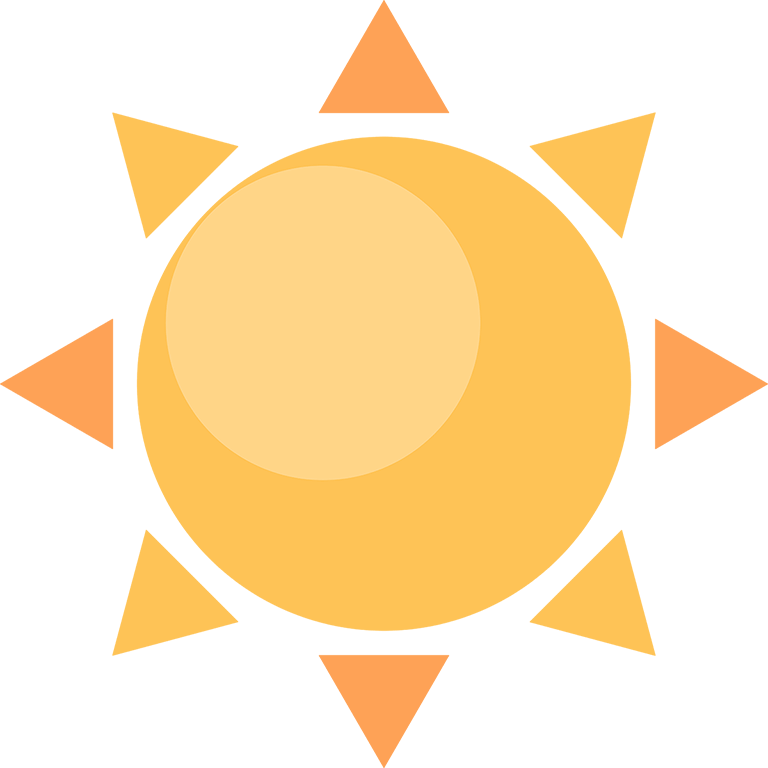 太陽の無料イラスト 無料イラスト&かわいいフリー素材集 ねこ画伯コハクちゃん